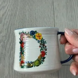 Anthropologie | Dining | Anthropologie Nathalie Lete Monogram Initial D ...